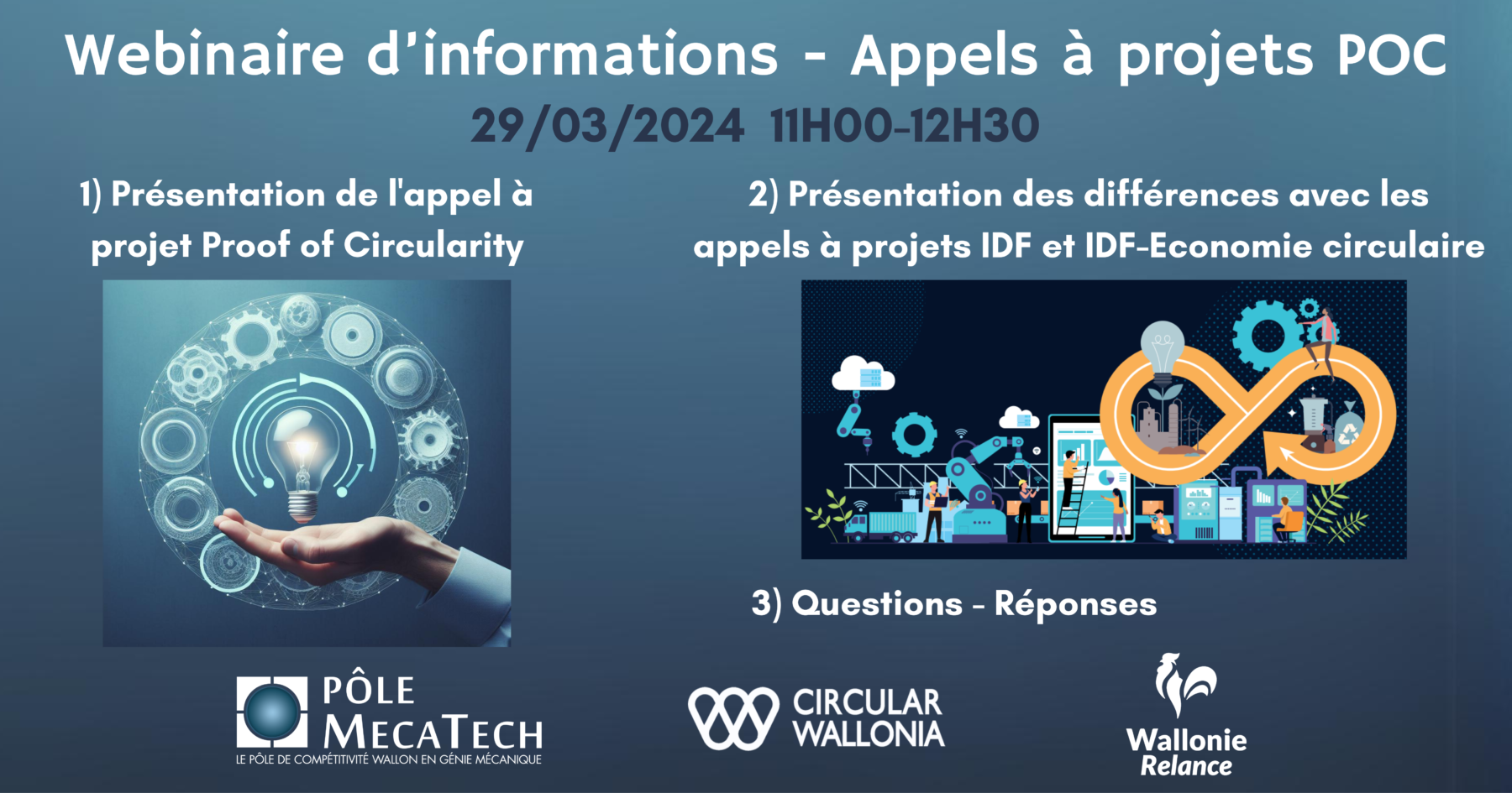 Webinaire sur les appels à PoC (Proof of Circularity, IdF & EC, IdF ...