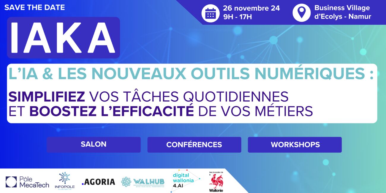 IAKA - le salon dédié à l'IA en Wallonie – Pôle MecaTech